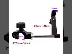 Montatura di bracciale tablet notebook manuale raccoglitore di dati aperti tenitore di pinza a palo per il rilevamento GPS GNSS