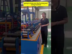 Plc Controlled Welded Pipe Mill Wall Thickness 1-30mm Water Cooling System