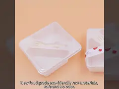 Customized PET White Blister Tiramisu cake container
