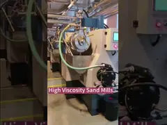 China 14L High Viscosity  Pin Type Sand Mill Horizontal Bead Mill For Offset Printing Ink for sale