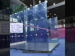 China Complete Indoor Squash Court Equipment Professional Court Setup Indoor Lighting Flooring Systems for sale