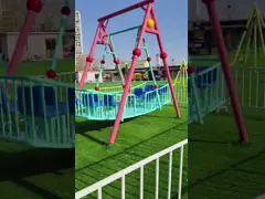 Commercial Carnival Amusement Kid's Park Playground Mini Unpowered Amusement Rides Pirate Ship for S