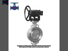 Stainless Steel Worm Gear Hard-Sealed Wafer Butterfly Valve