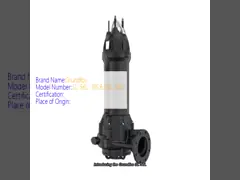 Grundfos SL. 56L. 185.6.51d. 300 Bomba submersível de esgoto para tratamento e descarga de esgoto