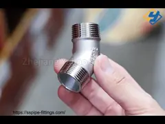304 Stainless Steel Screwed Pipe Fittings 45degree Male thread elbow