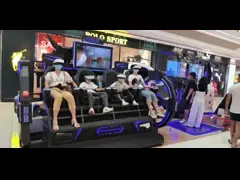 China 6D Cinema VR 4 Player Theme Park VR Multi User Virtual Reality Cinema for sale