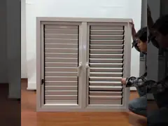 China Aluminum Casement shutter Windows high quality ventilation products for sale