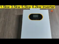 Invertisseur hybride solaire 48V 6200W On/Off Grid Single Phase 5.5KW Pure Invertisseur hybride à onde sinusoïdale 48V 6.2KW Invertisseur hybride solaire