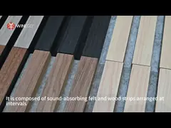 Acoustic Wood Slat Panels for Elegant Sound Control and Interior Enhancement