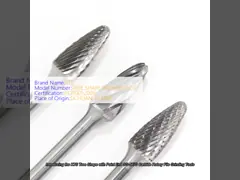 China Tree Shape With Point End Sg-5f/G Shape Carbide Rotary File Grinding Tools for sale