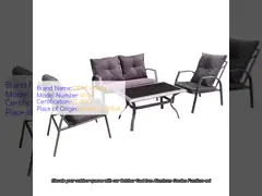 Sofa Outdoor Cast Iron Aluminum Outdoor Balcony Patio Furniture Garden Table And Chairs Garden Furniture