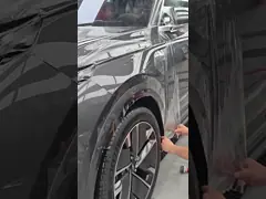 China Car Wrap Rolls 9.5 Mil Thickness Gloss Wrap Film Self Adhesive Paint Protection Film for sale