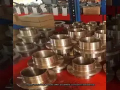 Copper Nickel Stub End Flange DN125 SCH10S Alloy 102 Butt Welding Pipe Fittings