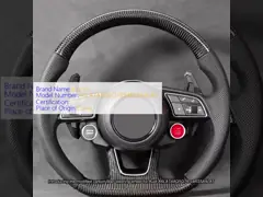 Modified carbon fiber steering wheel for A-u-d-i A6LA7A8Q5Q7RS4RS5A4LA5