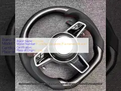 P-orsche C-a-yenne steering wheel P-a-namera M-acan modified with carbon fiber