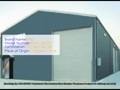Prefabricated Fire-Resistent Steel Structure Warehouse Flexible Space Design