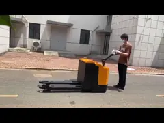 China 24V 400AH Non-standard Customized  Electric Pallet Truck Universal Bearing Platform with Double-sided Rotating Drum Load Capacity  1700 Kg for sale