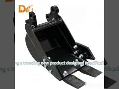 China Mini Excavator Parts Hydraulic Micro Digger Buckets For Renovation Construction for sale