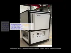 HBF52-17 Forneau à boîtes à haute température pour le frittage de filtres céramiques