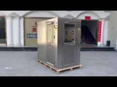 China Customized three-doors stainless steel air shower cleanroom air shower supplier air shower clean room for sale