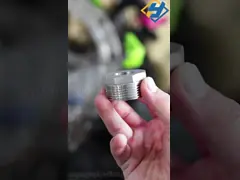 Stainless Steel Hexagonal Bushing With Internal And External Thread Casting Technique NPT BSP