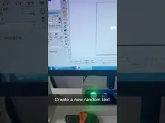 Adjust the focal length of the marking machine