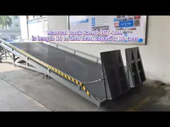Customized Grey 15T-12M Large Load Capacity Hydraulic Dock Ramp For Factory Warehouse
