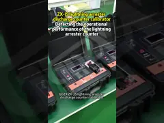 China ZX-JS Factory sale High accuracy Portable AC Lightning Arrester Discharge Counter Tester for sale