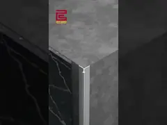 Aluminum Y-Shape Tile Trim | 3-Way Seamless Join + Waterproof | Solve Tricky Corners in 1 Step!