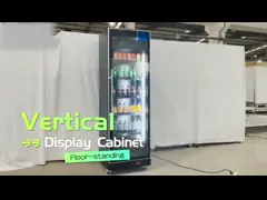 Cina Frigorifero per bevande con porta singola in vetro di lusso da 560L, unità di refrigerazione per supermercati, unità di raffreddamento ad aria in vendita