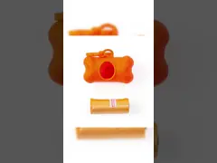 China Biodegradable Dog Poop Bag Container Non Toxic Coating Waste Bag Carrier for sale