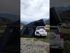 China 2025 New Anti-UV Side Open Hard Shell Vehicle Roof Top Tent Spacious Camping Tent for sale