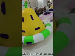 Airtight Inflatable Gyro Games Inflatable Snow Pear Model Water Seesaw Trampoline