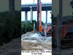 Deep Water Well Drilling Rig Crawler Water Drilling Equipment Bore hole Water Well Drilling Rig Mach