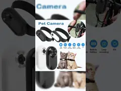 중국 HD 1080P 목걸이 장착 애완 동물 카메라 배터리 재충전 가능한 고양이 개 목 카메라 판매용