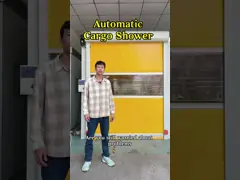 China GCC Cargo Clean Room Air Shower with PVC Shutter Door and Photoelectric Sensor for Labs for sale