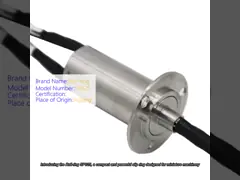 China Precision High Conductivity Slip Ring Connector Flange Mounting 500rpm for sale