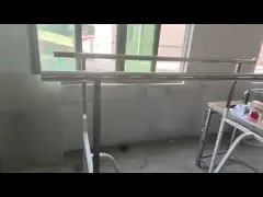 Double Rail H Rack with Heavy Duty V Brace - Chrome Double Bar Clothing Rack