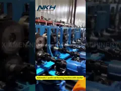 C Section Roll Forming Machine with Stacker Automatic Changing and Stacking