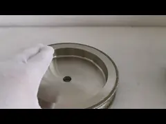 China 1F6Y 153.67*20.32*12.7mm D40/45 Electroplated Diamond Grinding Wheel For Woodworking Industry for sale