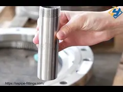 150MM Threaded Pipe Fittings Stainless Steel Toe (threaded One End) Pipe Welding Nipple