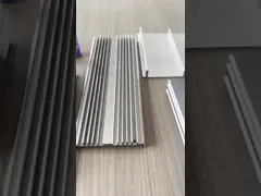 파우더로 칠한 팬 블레이드 냉각 블레이드용 알루미늄 진압 프로파일