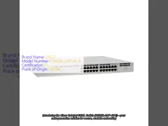 C9300L-24P-4X-E Cisco Catalyst 9300L Switches with fixed 4x10G/1G SFP+ uplinks, PoE+, Network Essentials