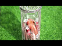 Customized  Cheap Outdoor Party Bbq Net Round Disposable Bbq Grill Net Stainless Steel Barbecue Wire