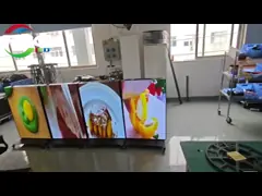 쇼핑센터 및 공공장소에서 동적이고 영향력있는 광고를위한 P1.25mm 픽셀 피치와 함께 접이 가능한 LED 포스터