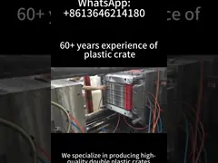 heavy duty plastic crate logistics packing collapsible crate