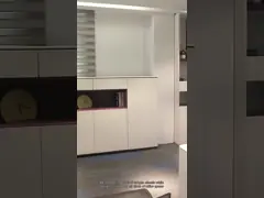 China White Wooden File Cabinets Locking 2 4 6 Drawer CEO Office Lockers for sale