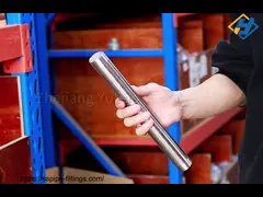 China Black, Electric Galvanized, Stainless Steel Barrel Nipple Union Type Male SS Double-End Pipe Nipples for sale