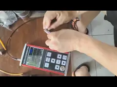 Calibre de espessura ultrassônico portátil de pouco peso com frequência da medida de 4hz 8hz 16hz