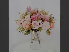 China Roses, daisies, artificial flowerballs, hydrangeas, artificial hand-held bouquets, wedding artificial flowers, home flower arrangements, decorative silk flowers for sale